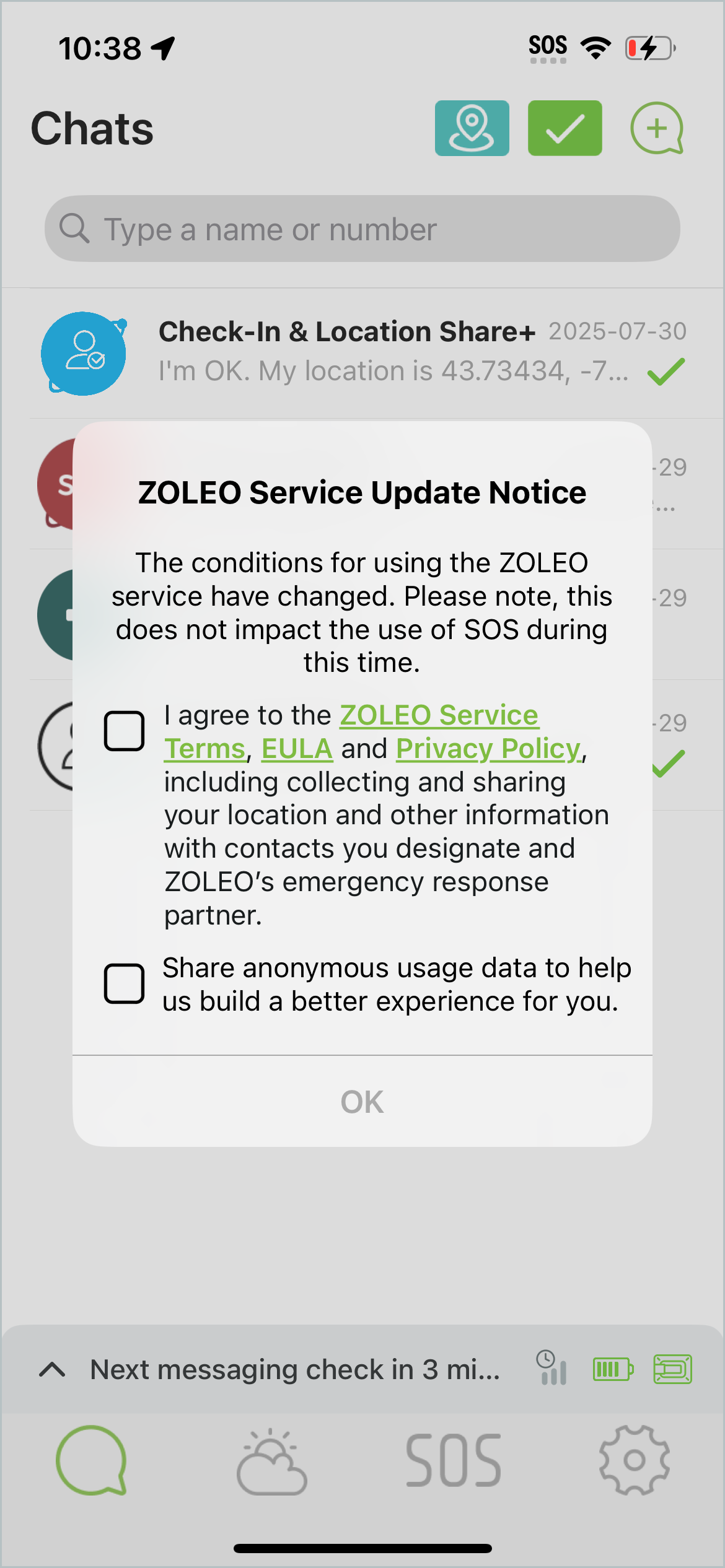 Mobile App Update Version 6.8 – August 13, 2025 – ZOLEO