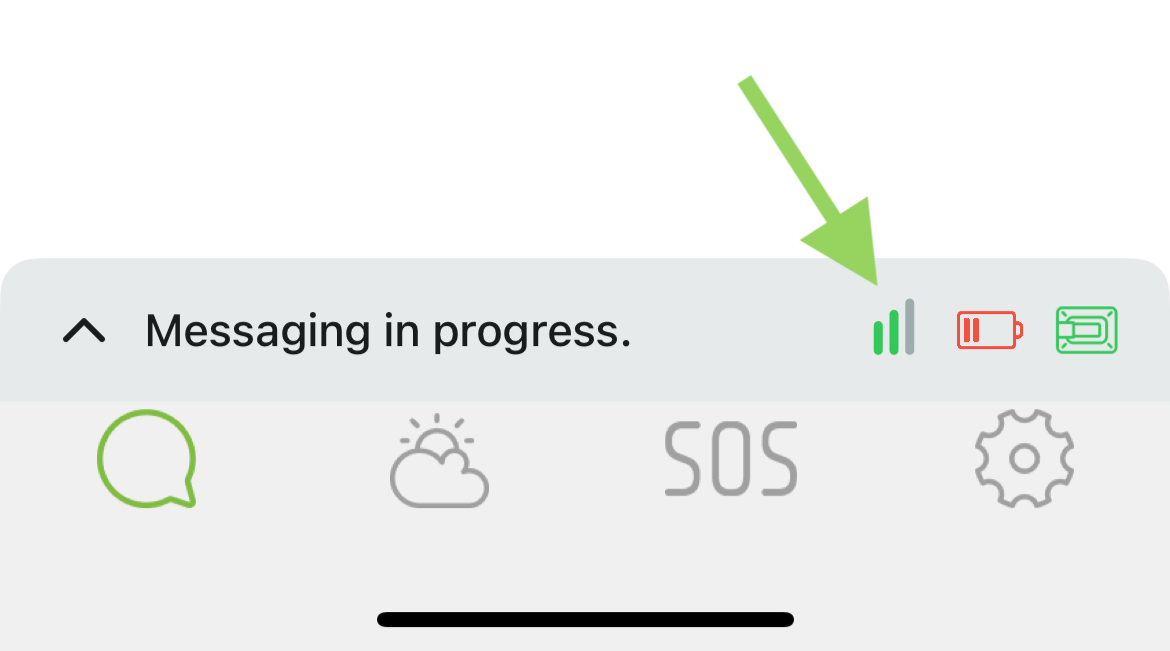 ZOLEO App - Understanding the Status Bar – ZOLEO